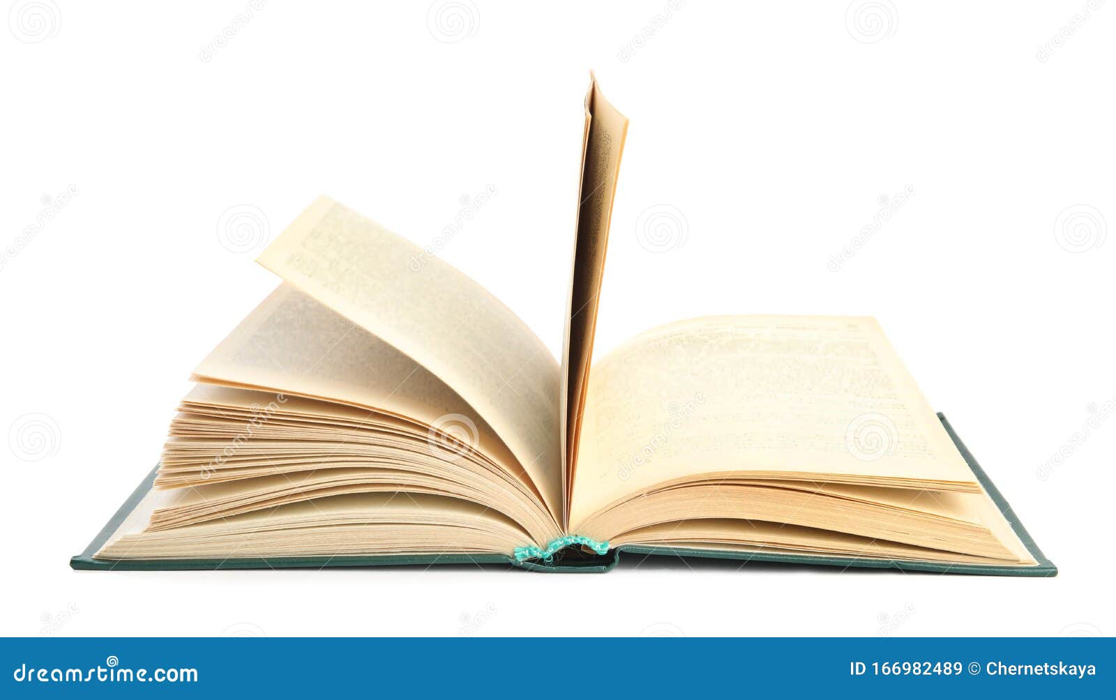 Open Book with Hard Cover Isolated Stock Image - Image of creative ...
