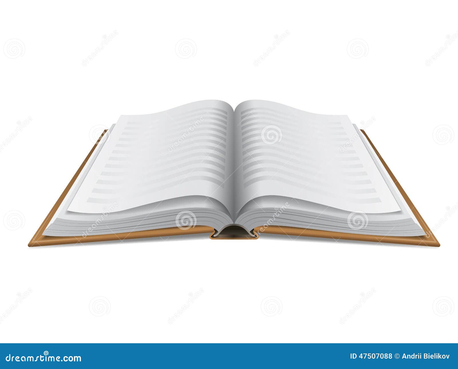 Open Book Hardcover Isolated Stock Vector - Illustration of open, cover ...