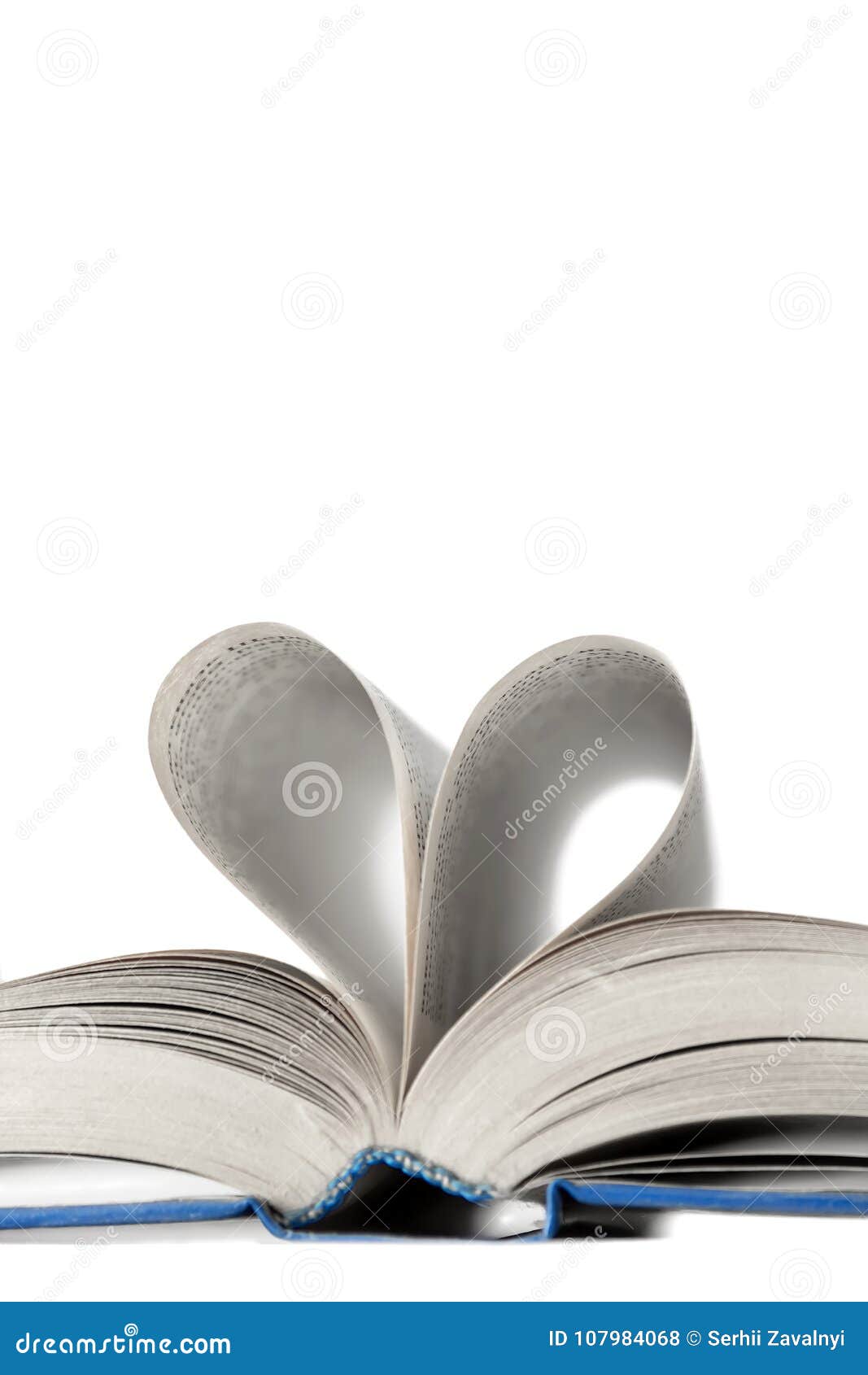 An Open Book with a Heart from the Pages, a Love of Reading and Science ...
