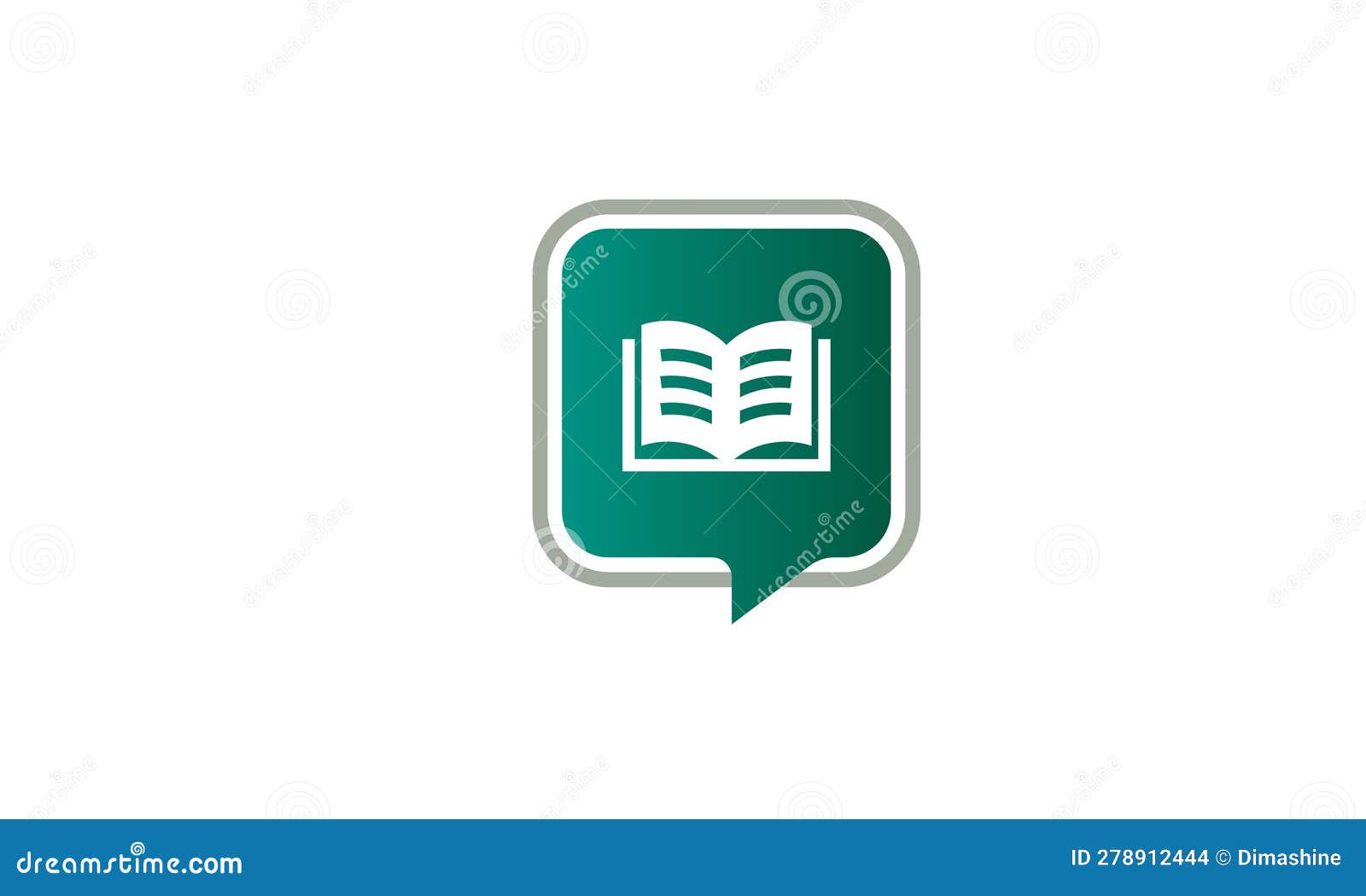Open Book Icon. Education Sign . Book Pages. Symbol, Logo Graphics ...