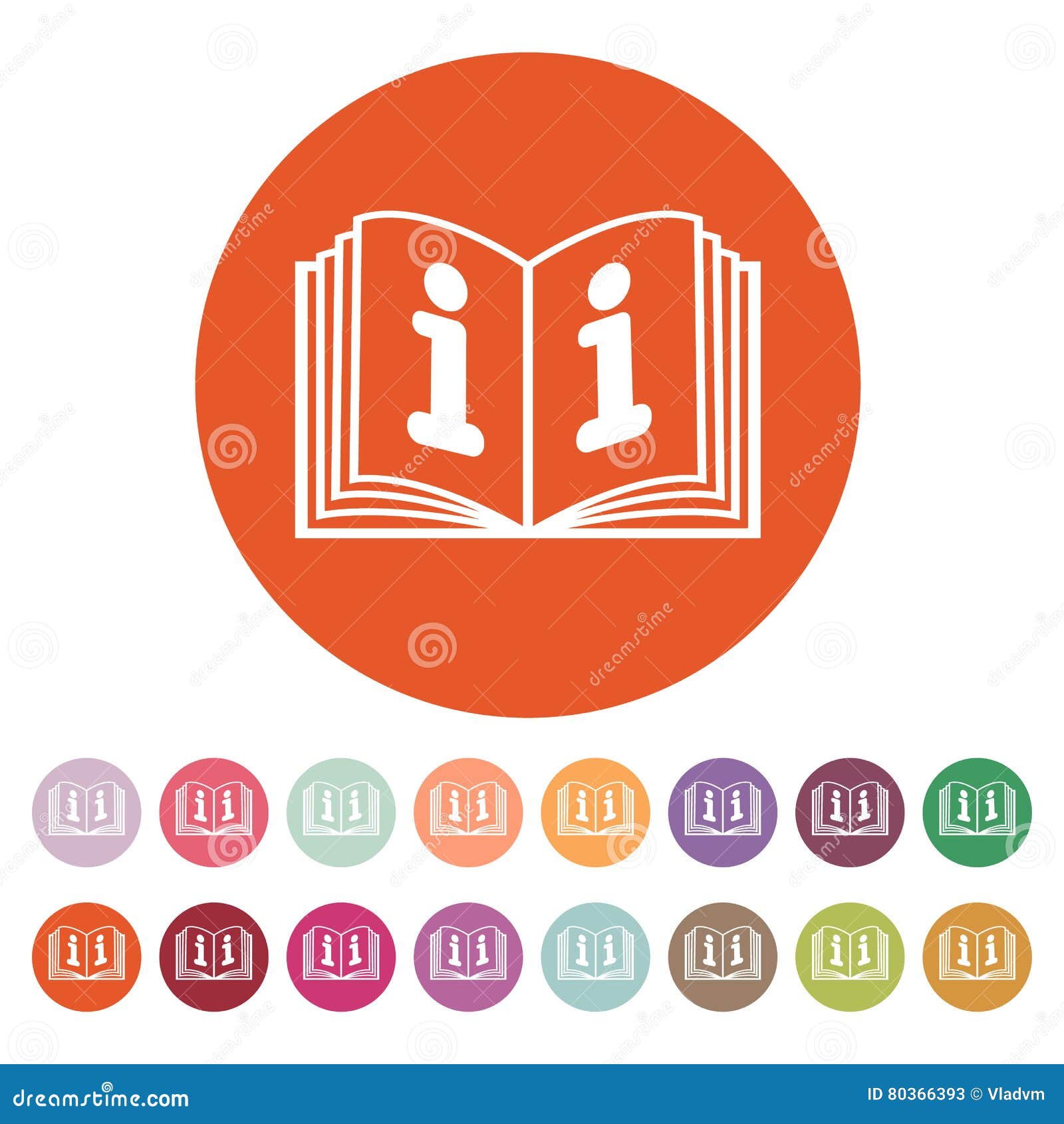 The Open Book Icon. Manual and Tutorial, Instruction, Encyclopedia ...