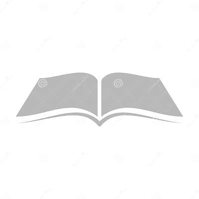 Open Book Illustration Educational Logo Stock Vector - Illustration of ...