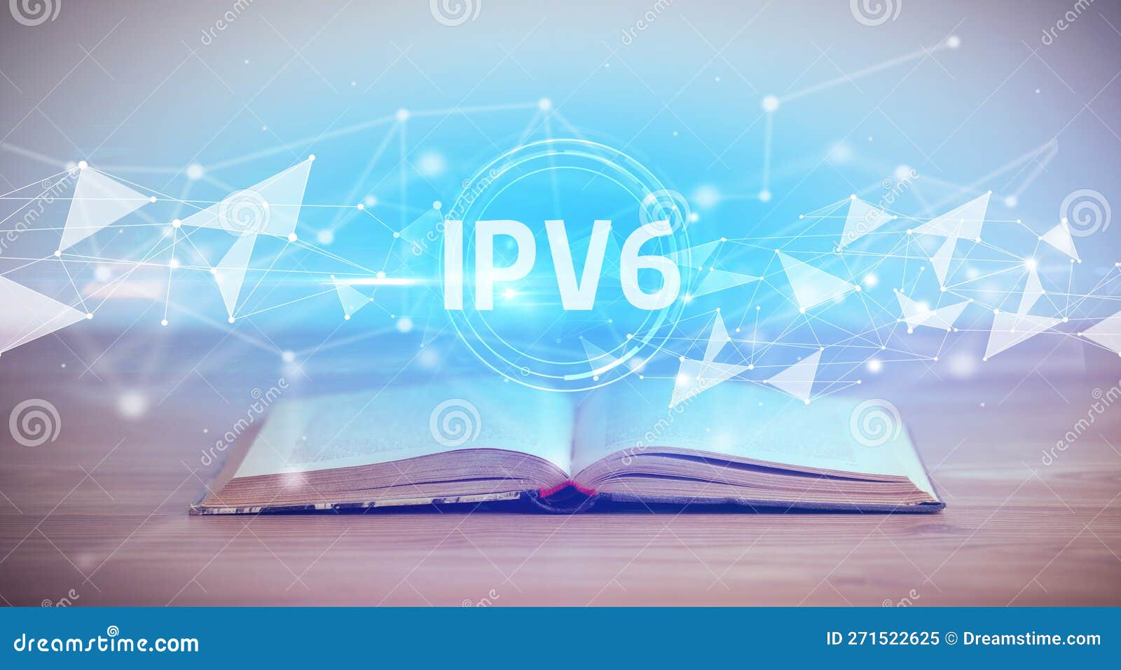 Open Book with Abbreviation Concept Stock Illustration - Illustration ...