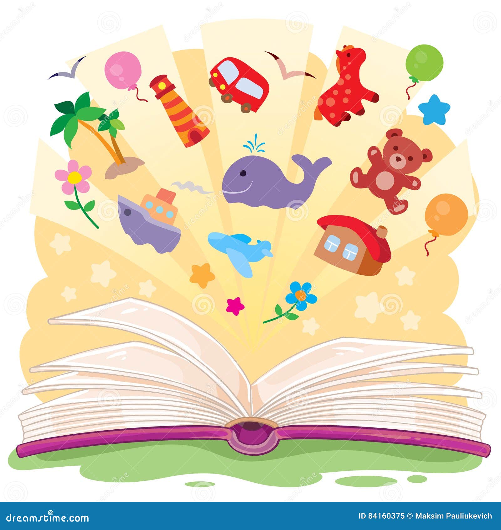 Open Book and the Knowledge that it Contains. Stock Vector ...