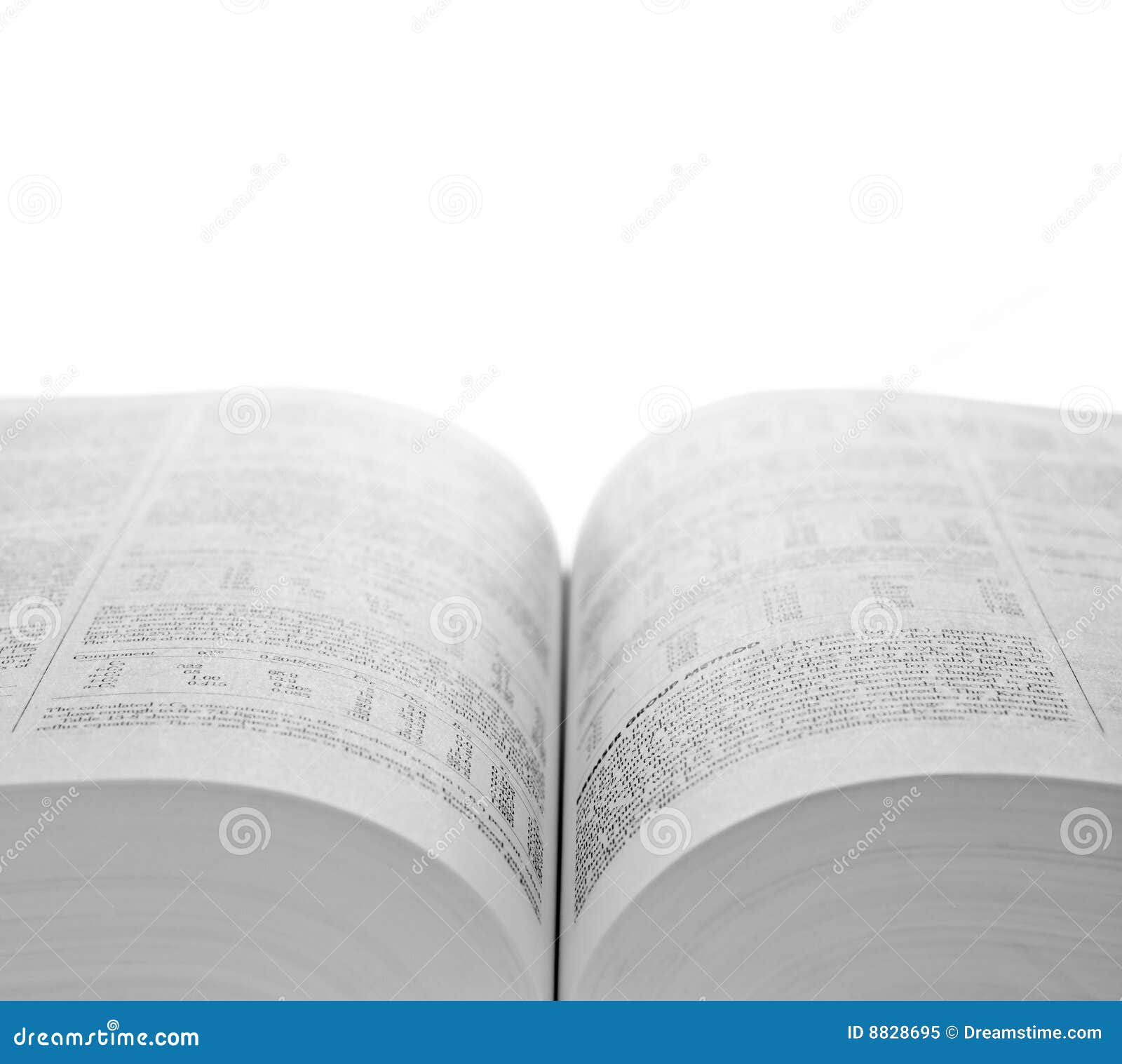 Open Book. Landscape Orientation. Stock Image - Image of books, sheet ...