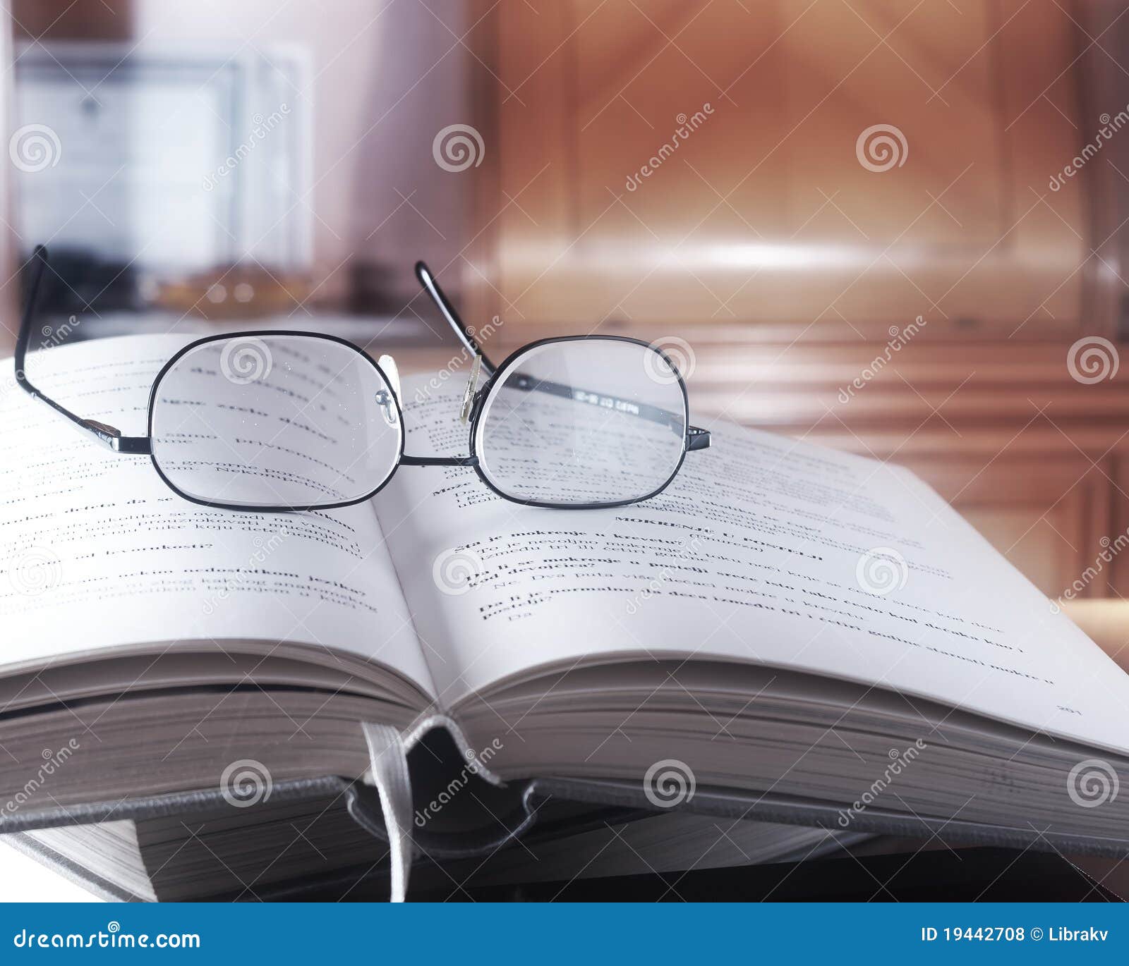 Open book in the library stock photo. Image of desk, document - 19442708