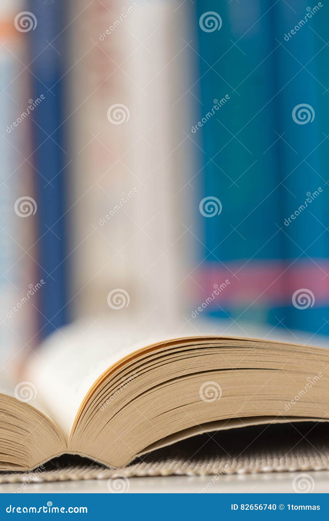 Open book in library stock photo. Image of books, collection - 82656740