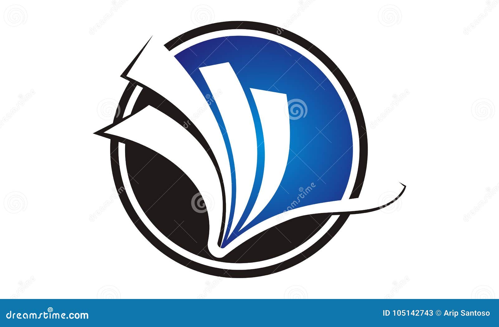 Open Book Logo Design Template Stock Vector - Illustration of symbol ...