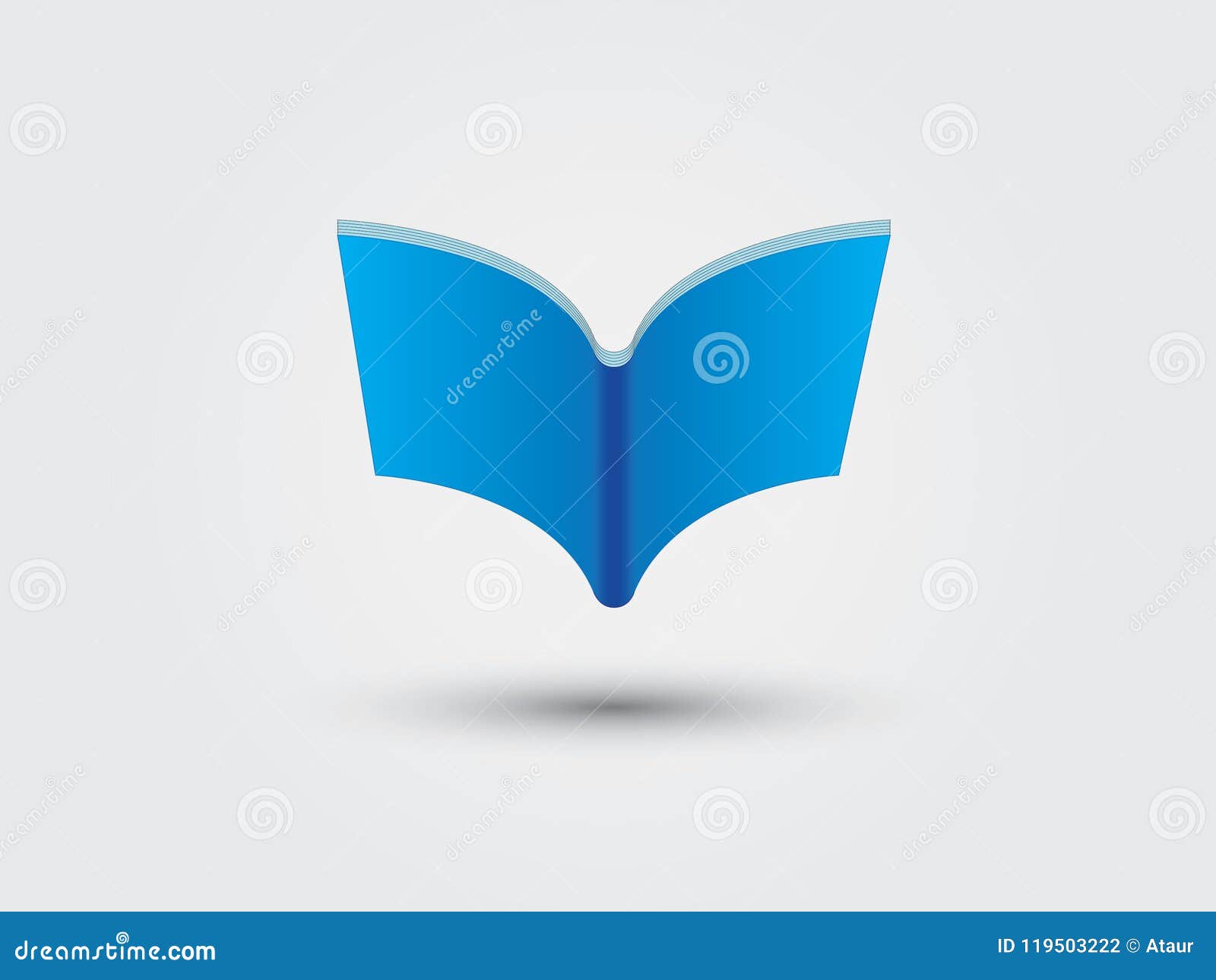 Open Book Blue Logo Stock Illustrations – 2,621 Open Book Blue Logo ...