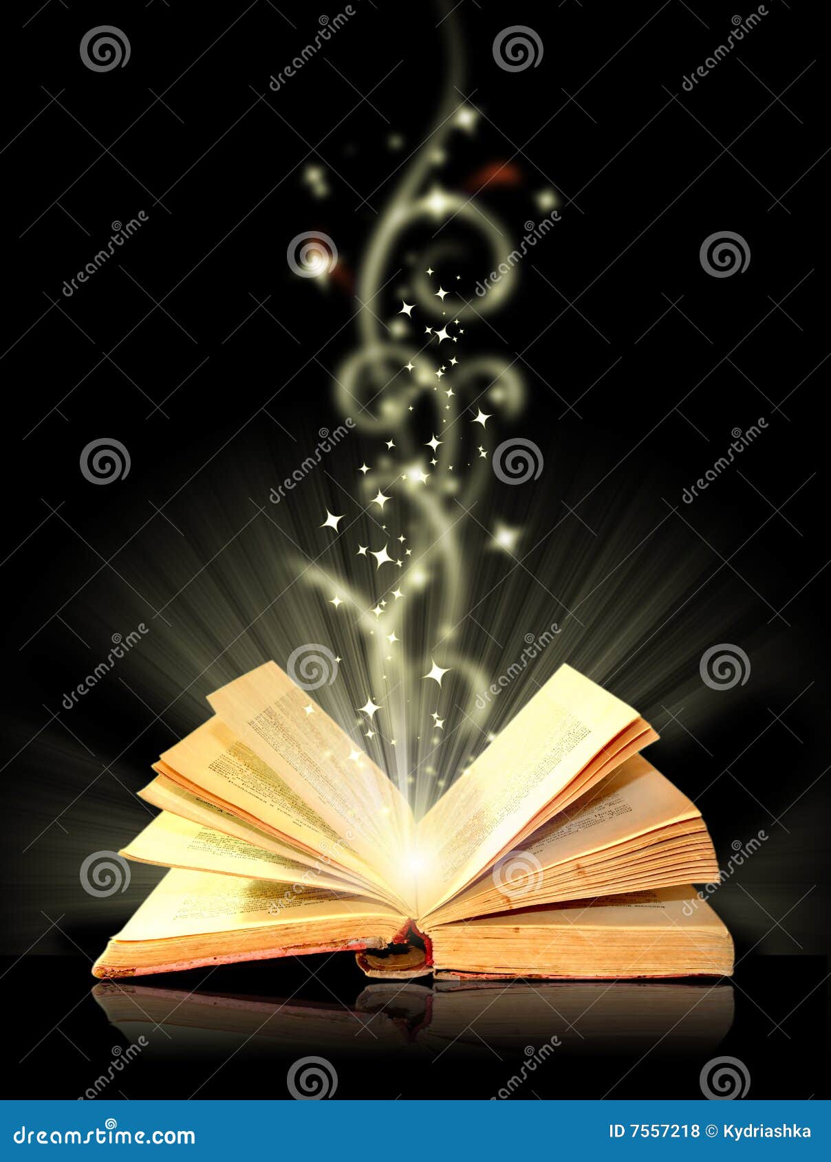 Open book magic stock photo. Image of manuscript, inspiration - 7557218