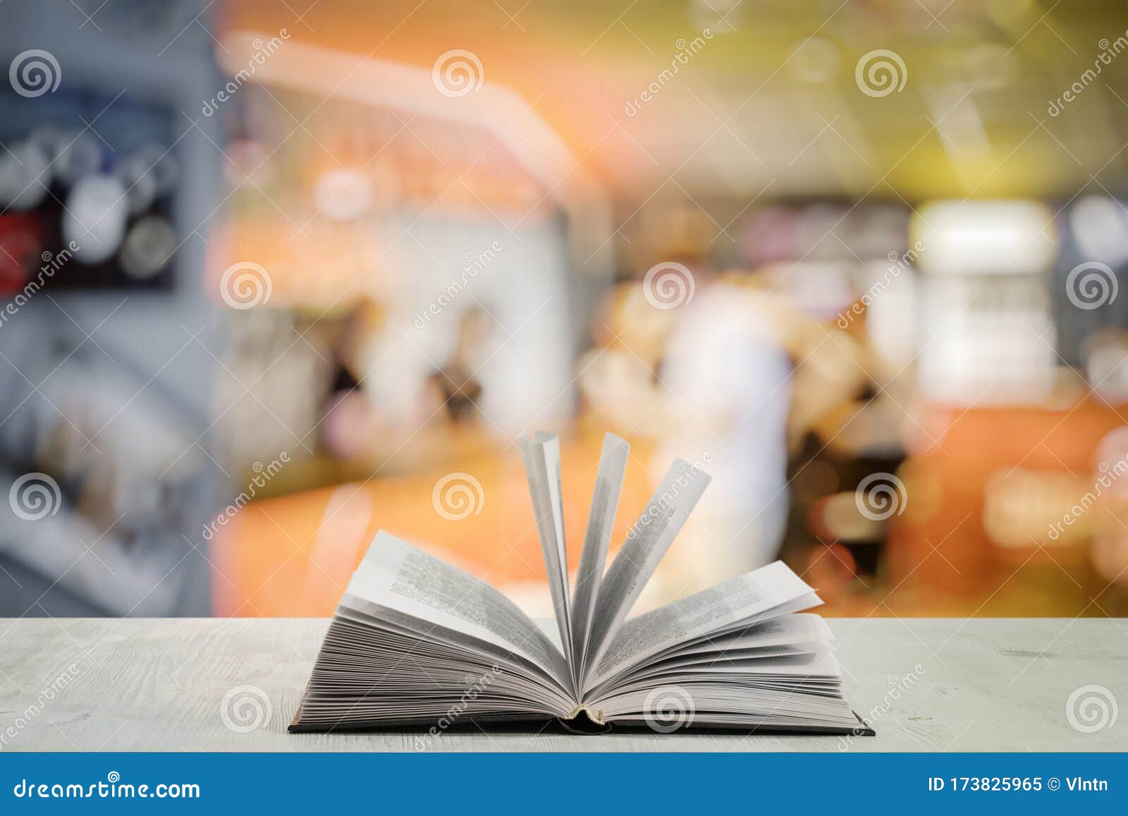 Open book in a night club stock image. Image of decoration - 173825965