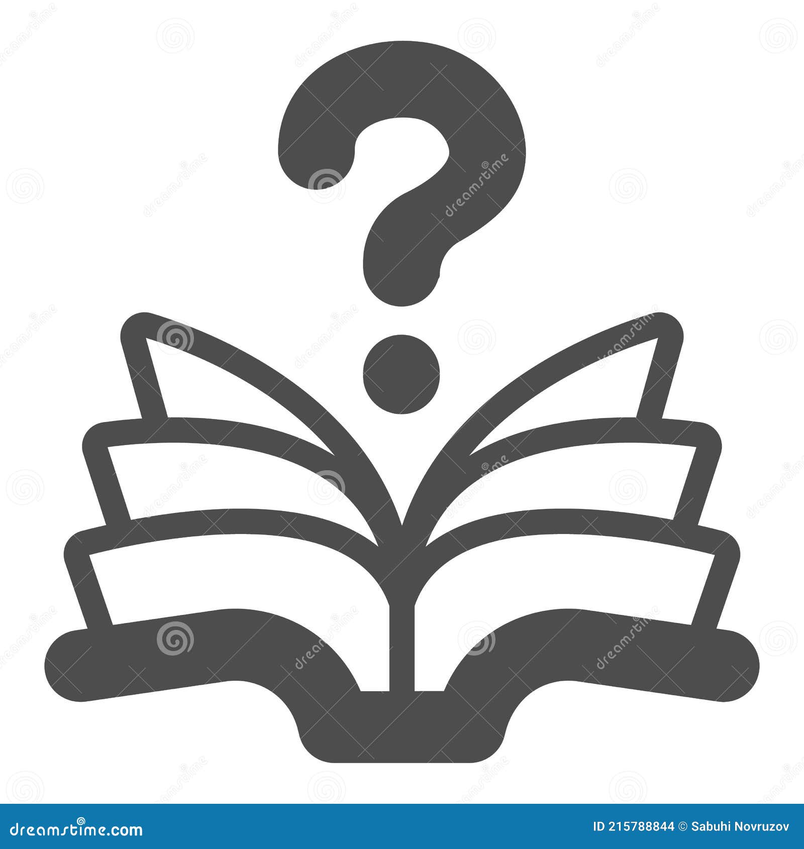 Question And Box Solid Icon, Delivery Concept, Carton Box With Question ...