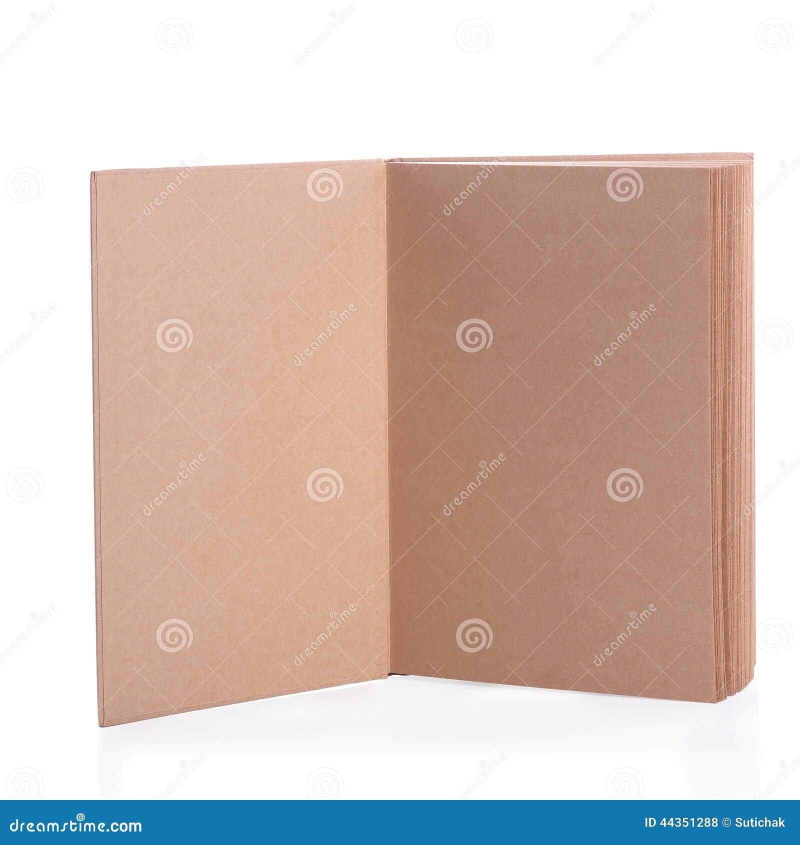 Open Book Paper Blank Rough Texture Stock Photo - Image of knowledge ...