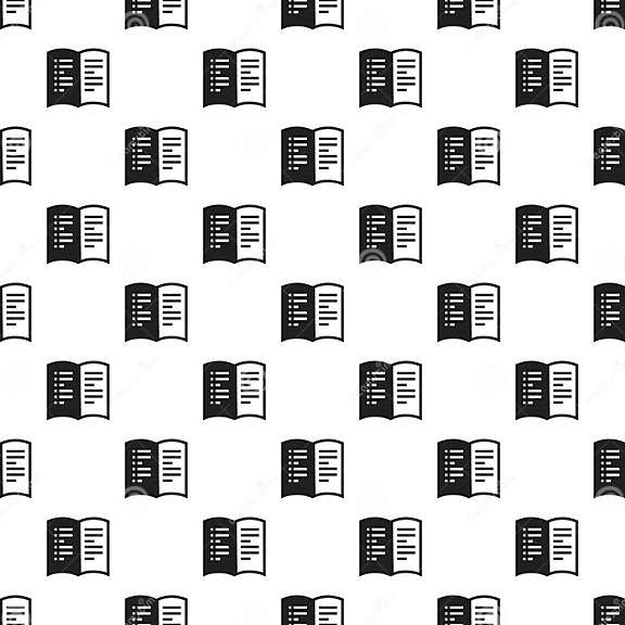 Open Book Pattern Seamless Vector Stock Vector - Illustration of ...