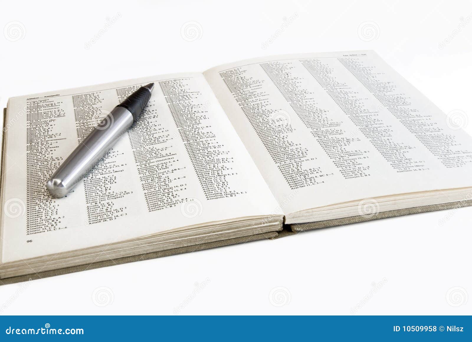 Open Book with Pencil stock photo. Image of notebook - 10509958