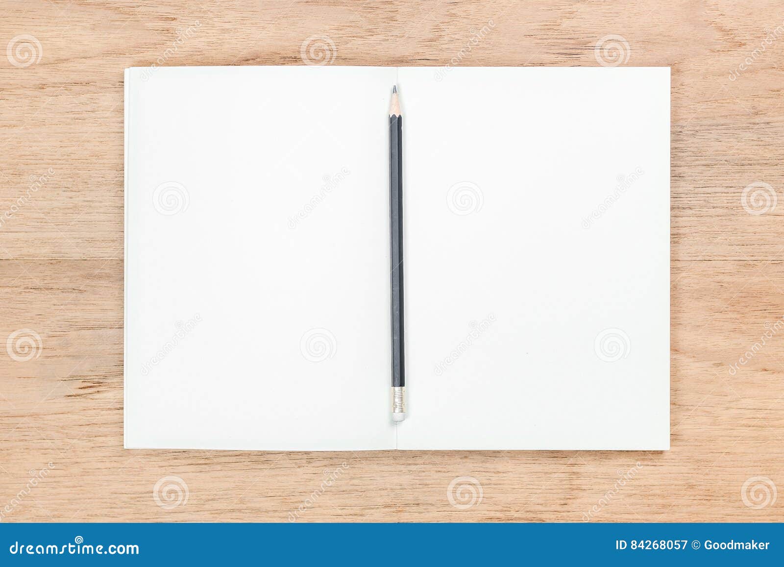 Open book and pencil stock image. Image of pencil, bookmark - 84268057
