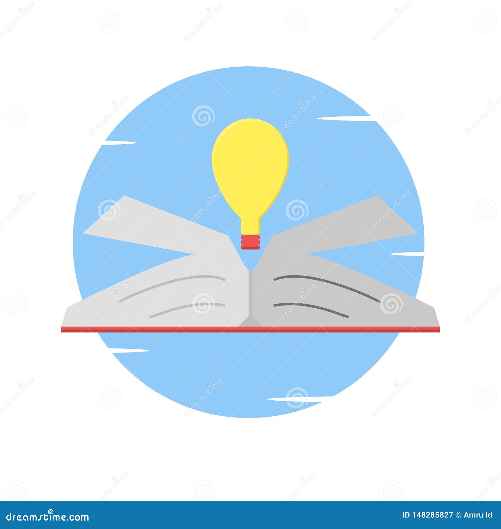 Open Book, Reading, Education, Illustration - Vector Stock Vector ...
