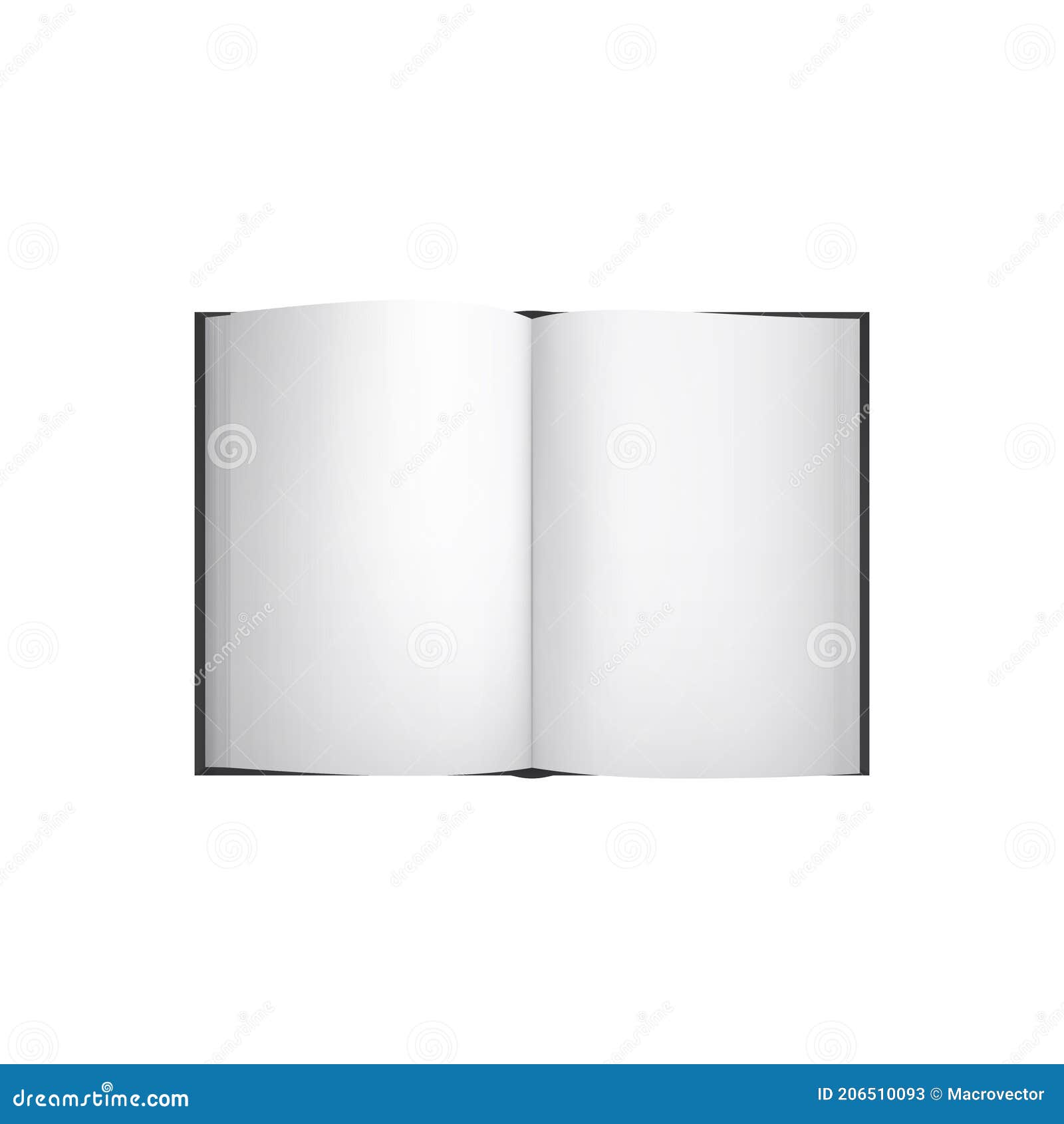 Open Book Realistic Composition Stock Illustration - Illustration of ...