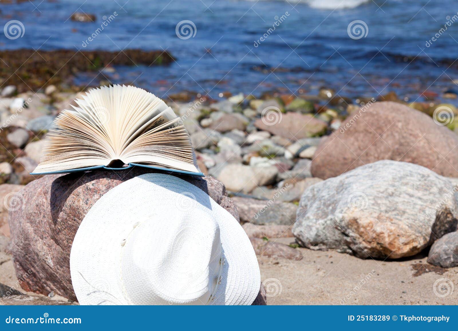 Open book on the rock stock image. Image of opened, life - 25183289