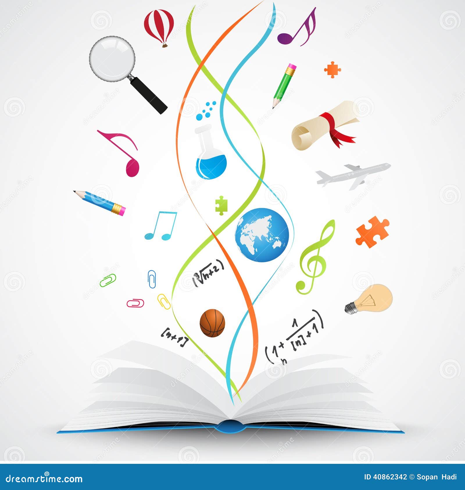 Science Book Clipart