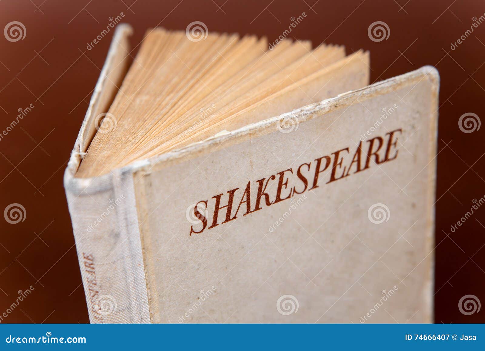 Open Book by Shakespeare stock image. Image of close - 74666407