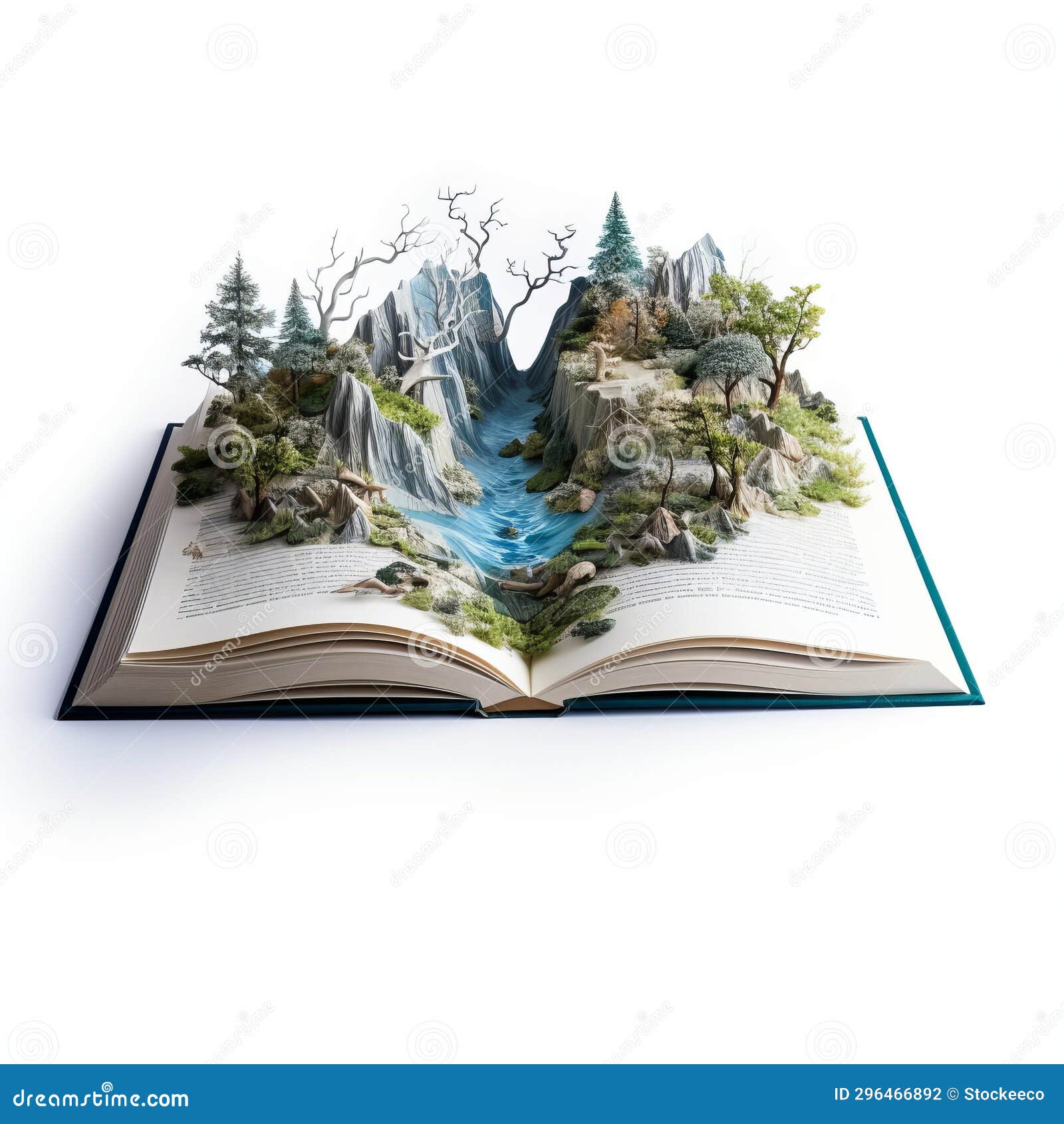 Interactive Photorealistic Fantasy Book with Nature-inspired Landscapes ...