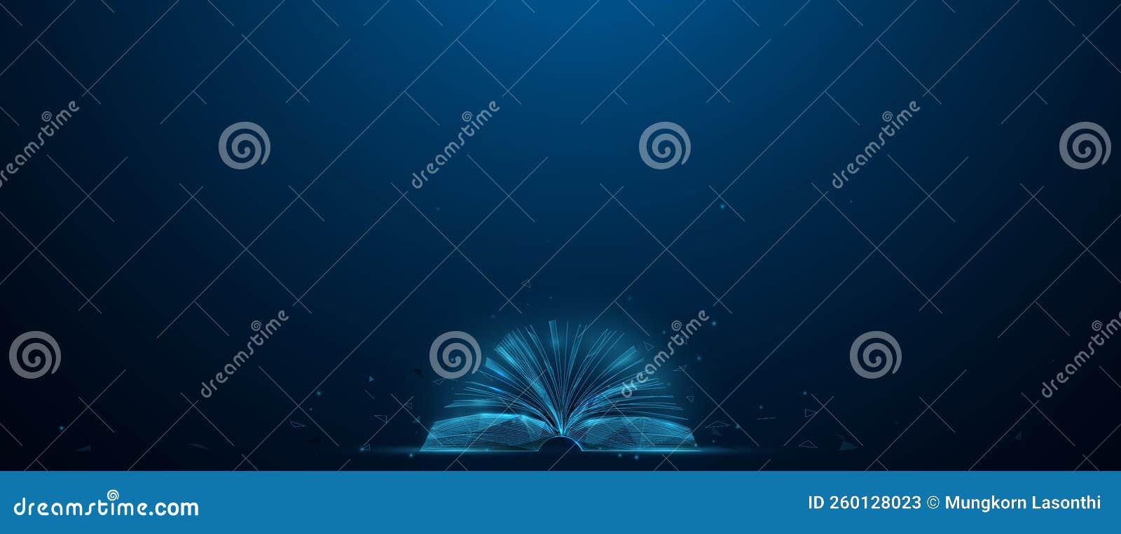 Open Book Side View. Technology Digital Online Education. Wireframe and ...
