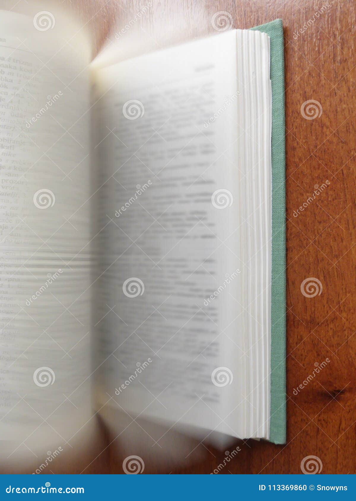 Open book with slide view stock photo. Image of scroll - 113369860