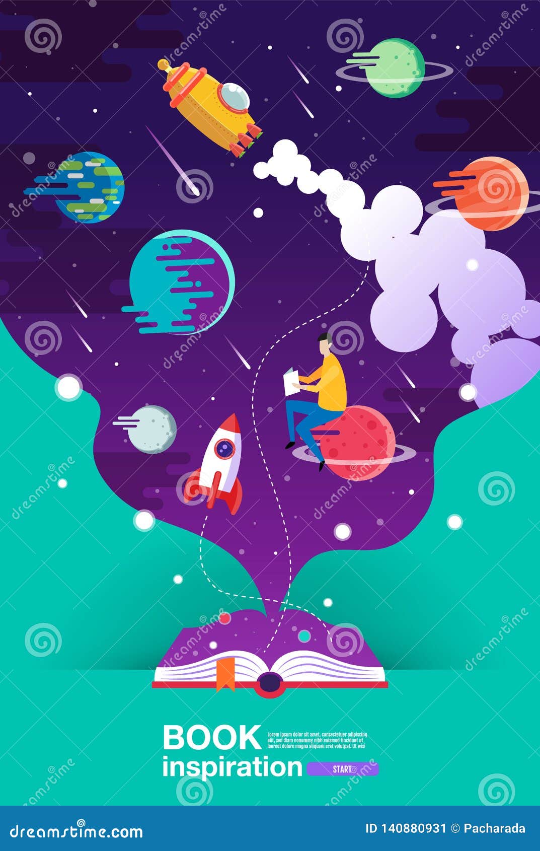 Open Book, Space Background, School, Reading and Learning , Imagination ...