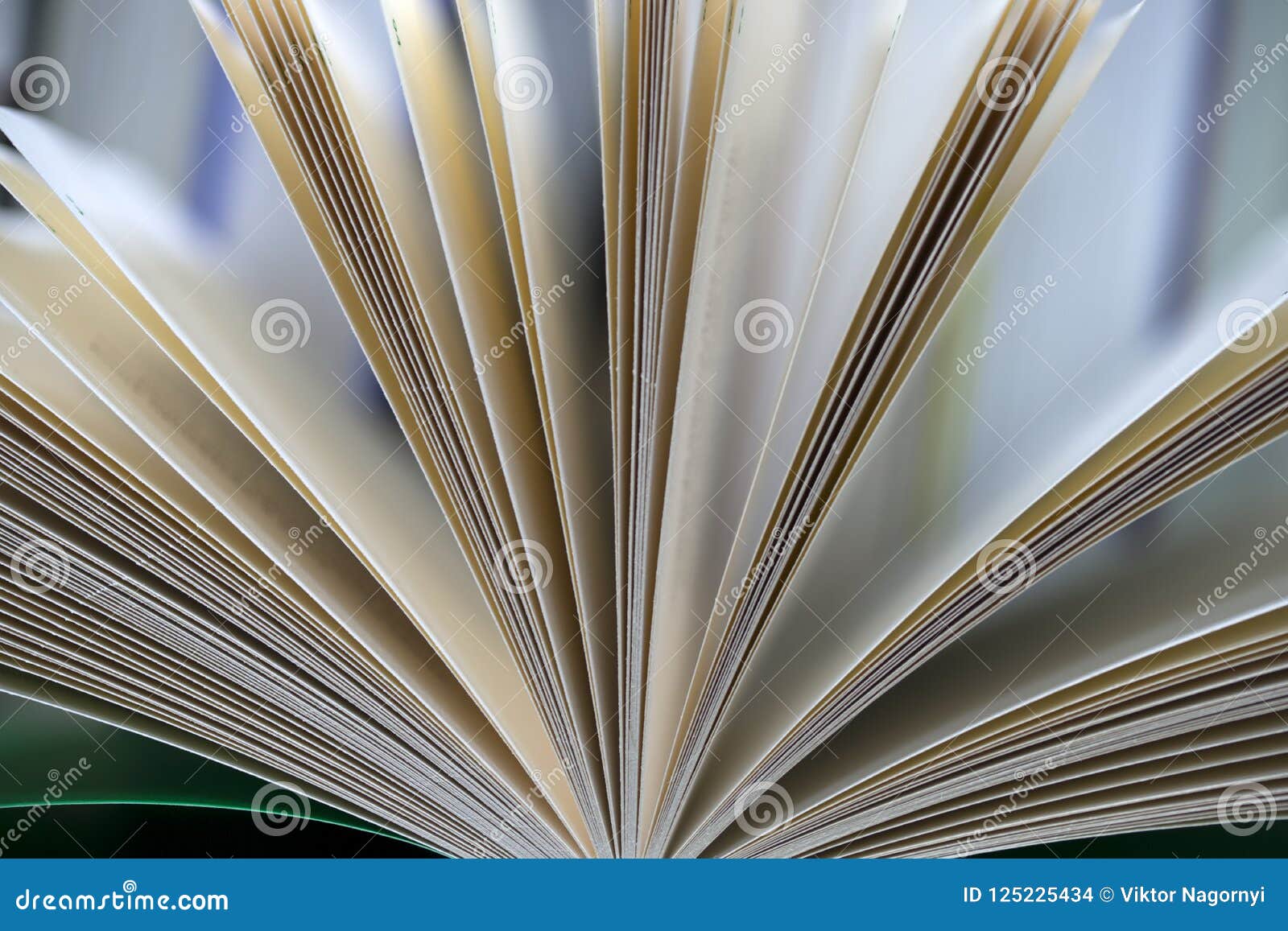 Open Book, Stack of Hardback Books on Table. Top View. Stock Photo ...