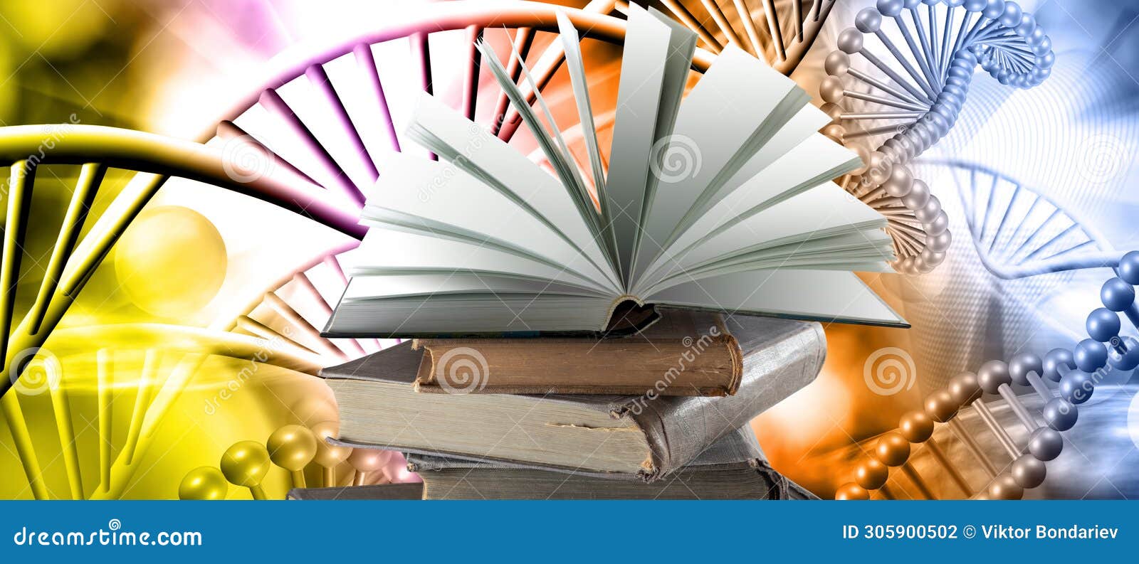 An Open Book Symbolizing the Source of Knowledge. a Book Lying on a ...