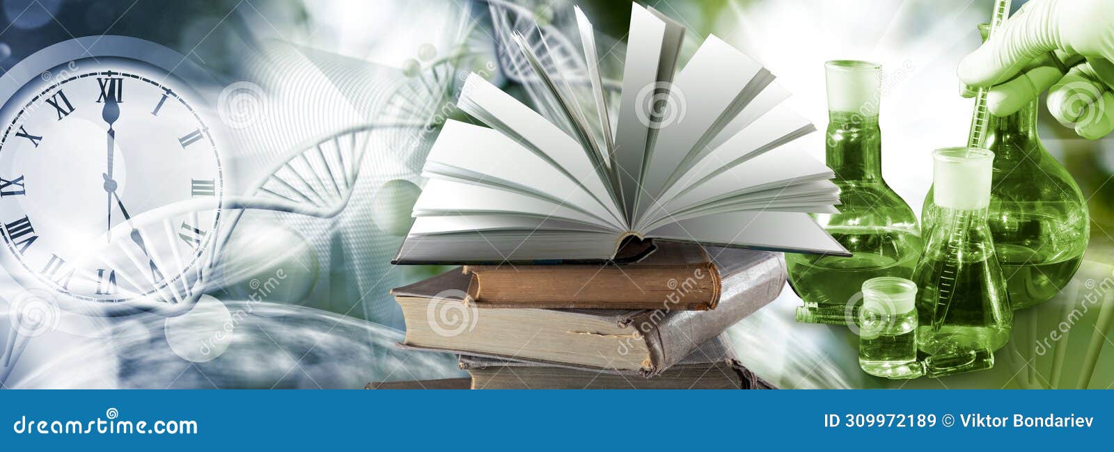 An Open Book Symbolizing the Source of Knowledge. a Book Lying on a ...