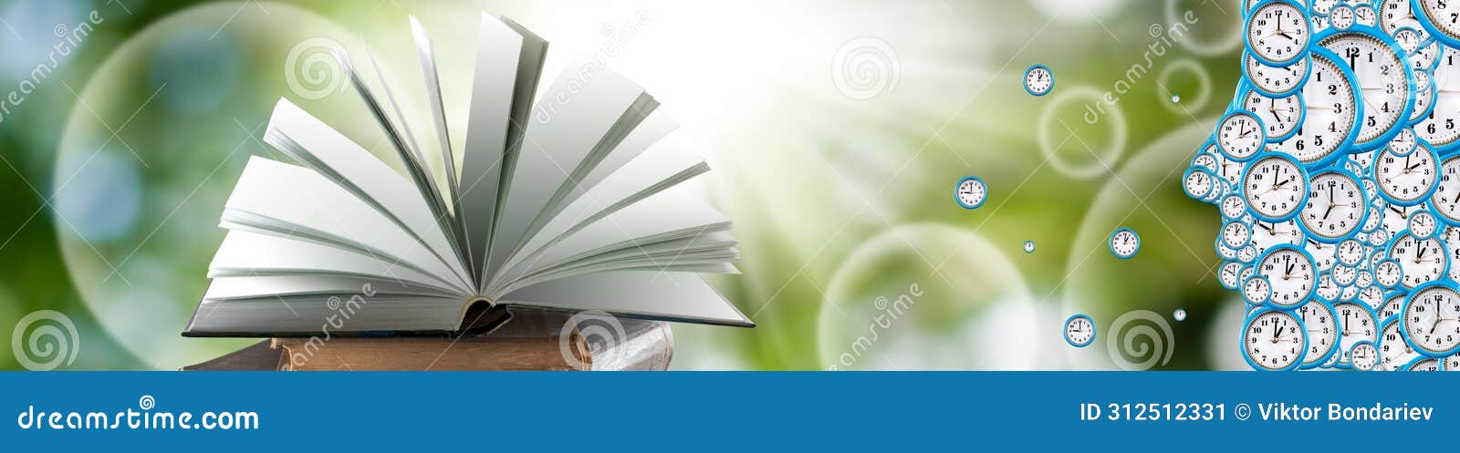 An Open Book Symbolizing the Source of Knowledge. a Book Lying on a ...