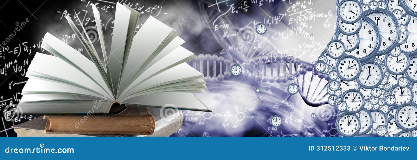 An Open Book Symbolizing the Source of Knowledge. a Book Lying on a ...