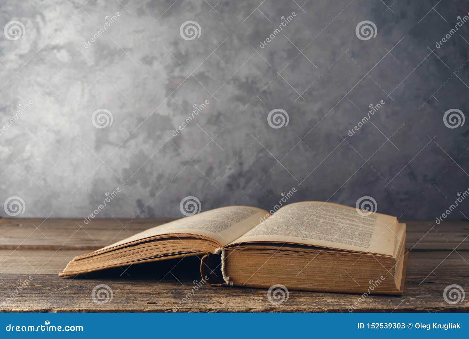 Open book on the table stock image. Image of desk, encyclopedia - 152539303