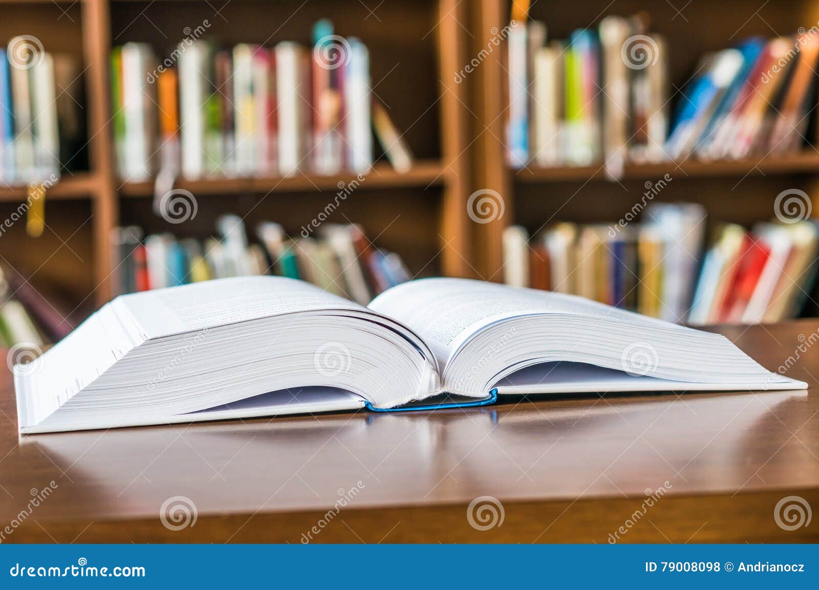 Open book on the table stock photo. Image of bookstore - 79008098