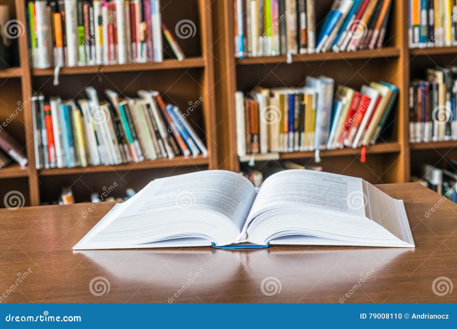 Open book on the table stock photo. Image of reading - 79008110