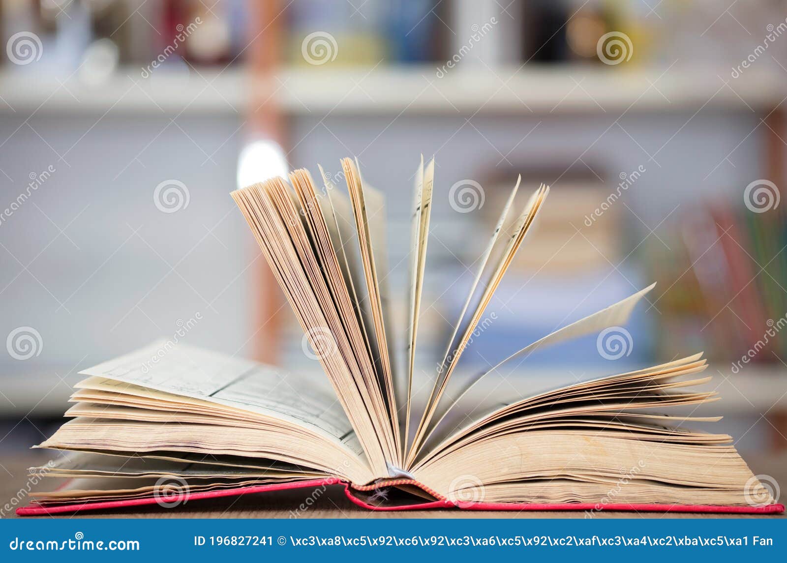 An open book on table stock image. Image of culture - 196827241