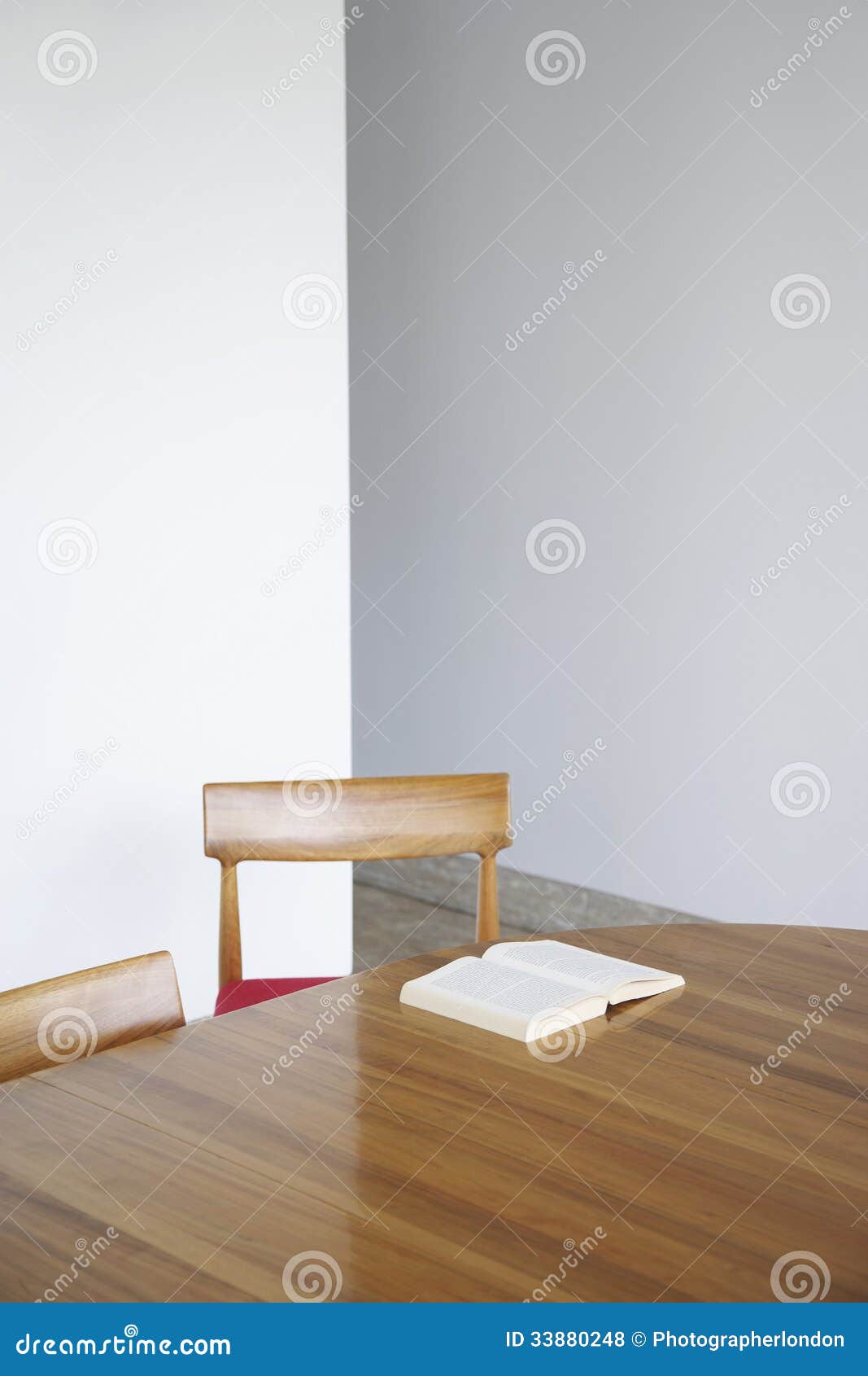 Open Book on Table stock photo. Image of open, absence - 33880248