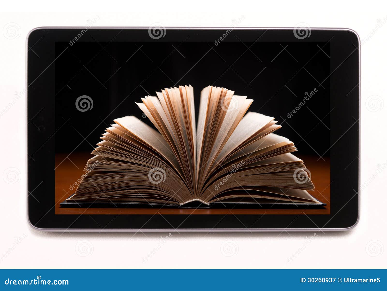 Bookstore in Table Computer Stock Image - Image of page, laptop: 30260937