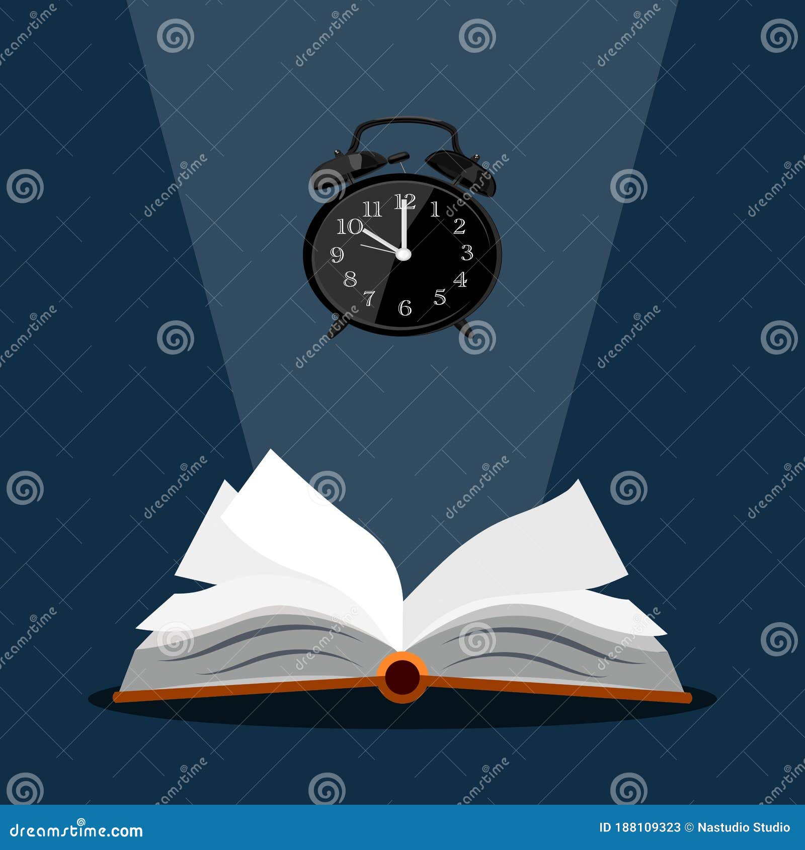 Open a Book and Time.Conceptual Creation of Knowledge Takes Time Stock ...