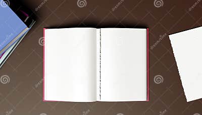 Open book - torn page stock illustration. Illustration of open - 37494516