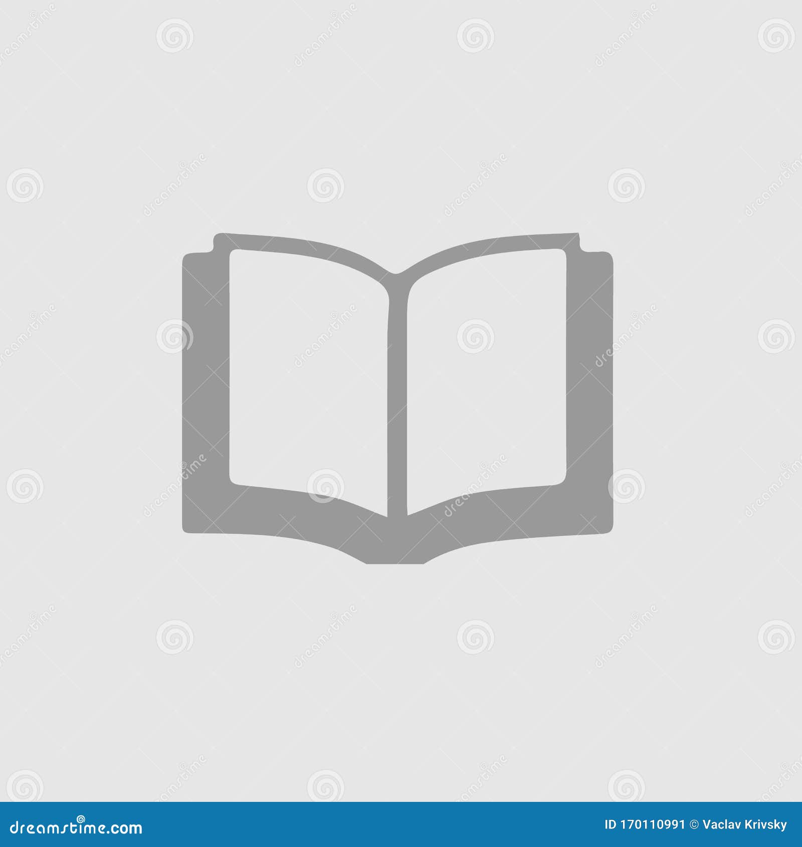 Open Book Vector Icon Eps 10. Stock Vector - Illustration of icon ...