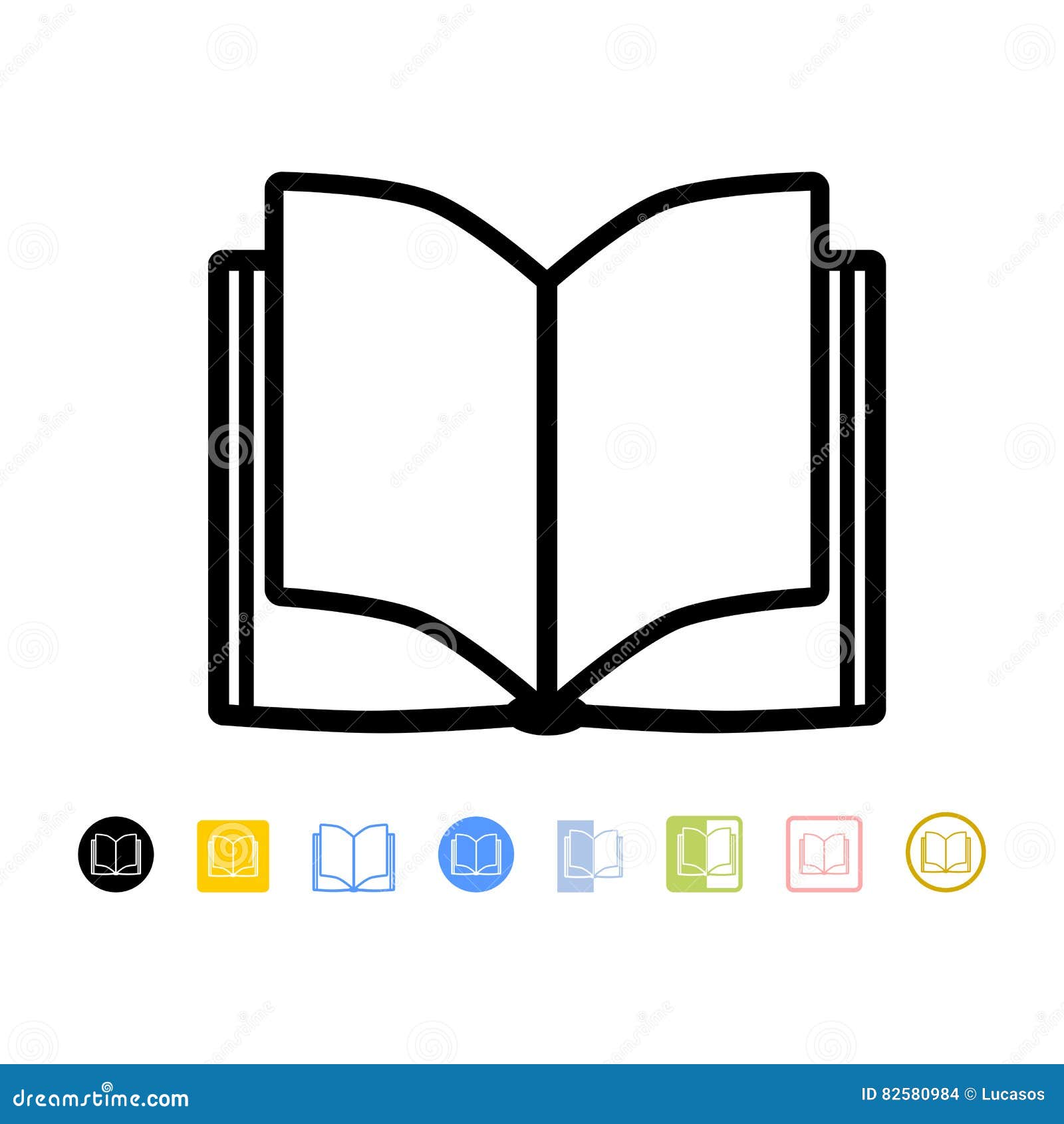 Open book vector stock vector. Illustration of learning - 82580984