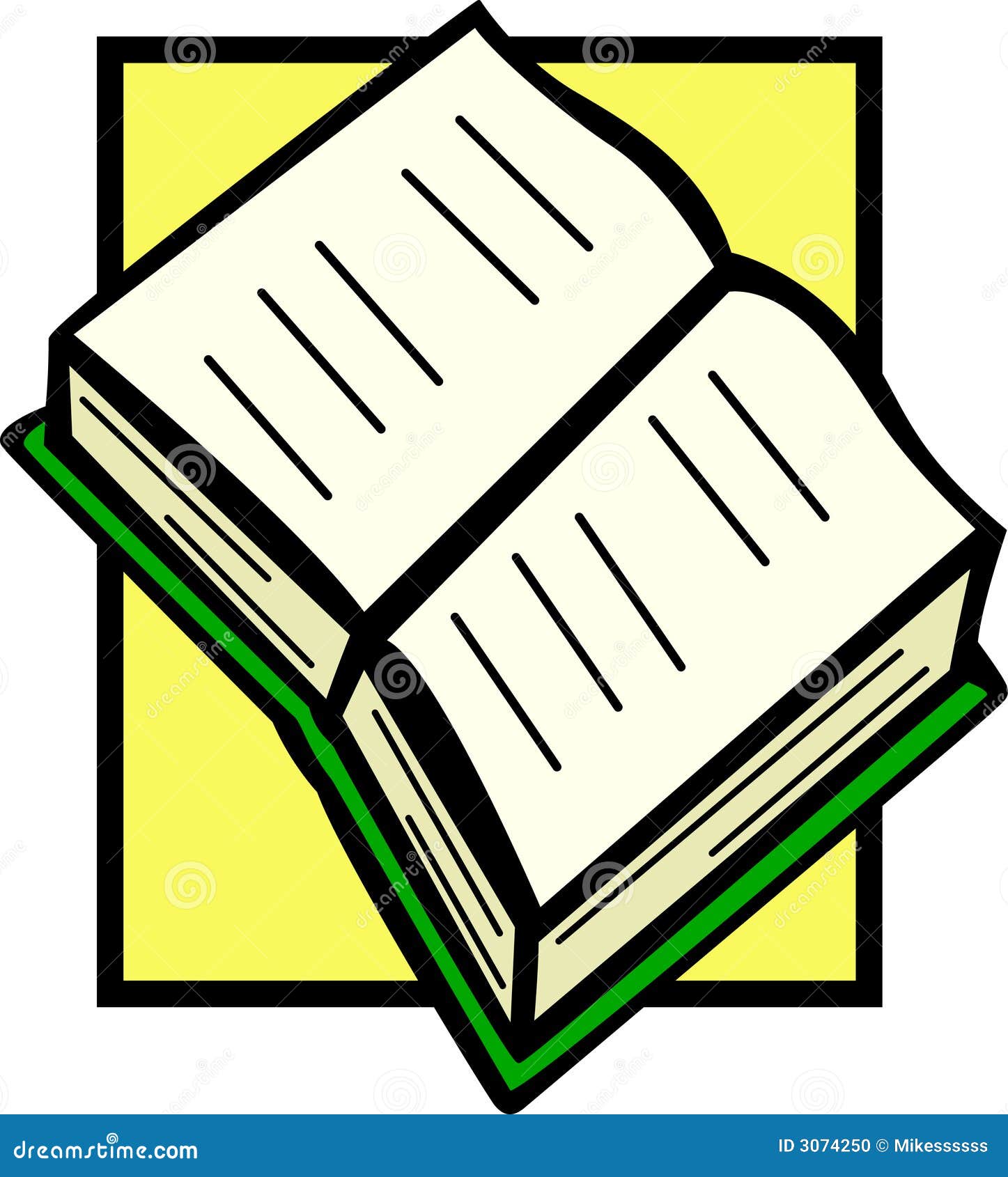 Open Book Vector Illustration Stock Vector - Illustration of pages ...