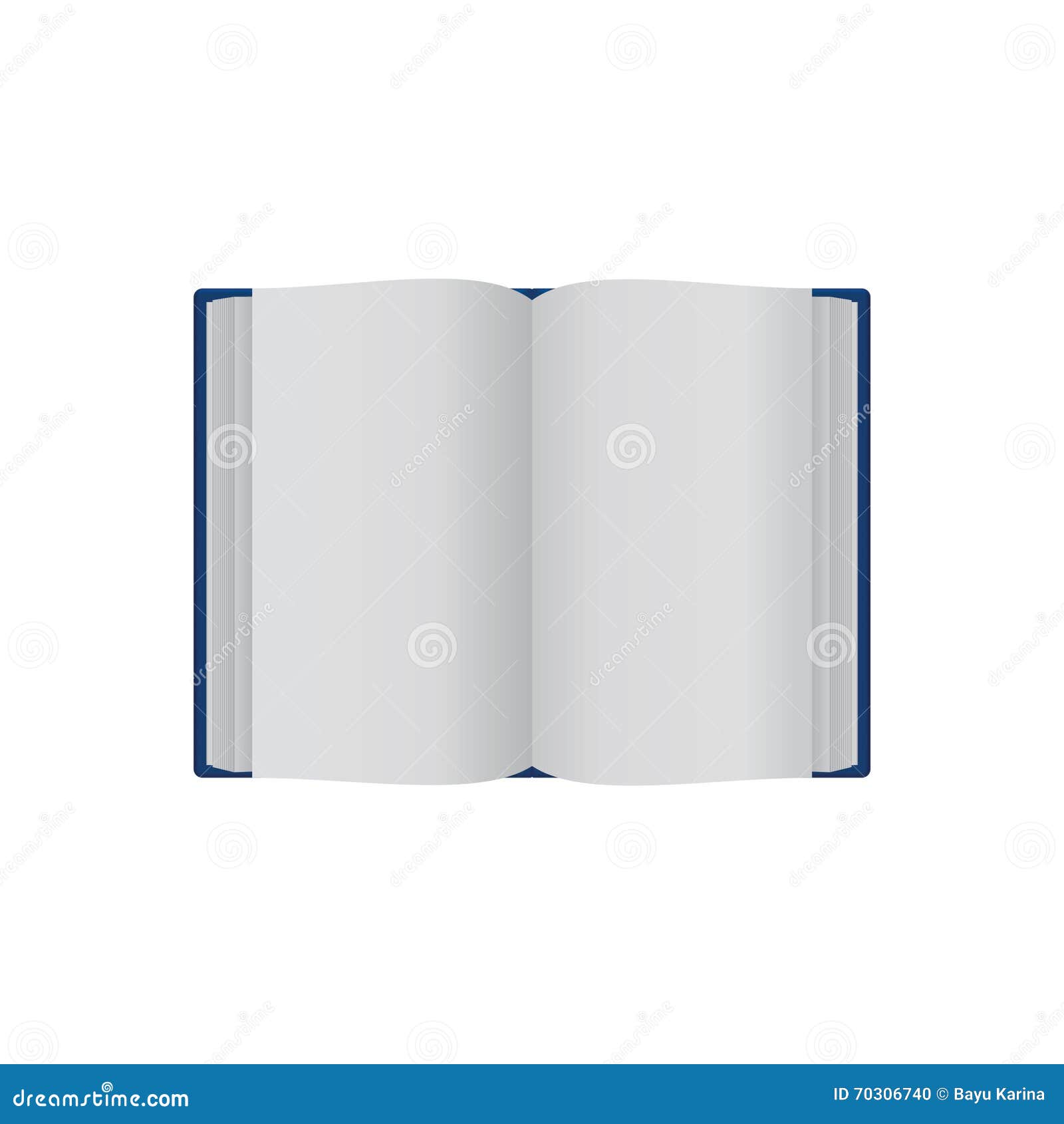 Open Book Vector Illustration. EPS 10 Stock Vector - Illustration of ...