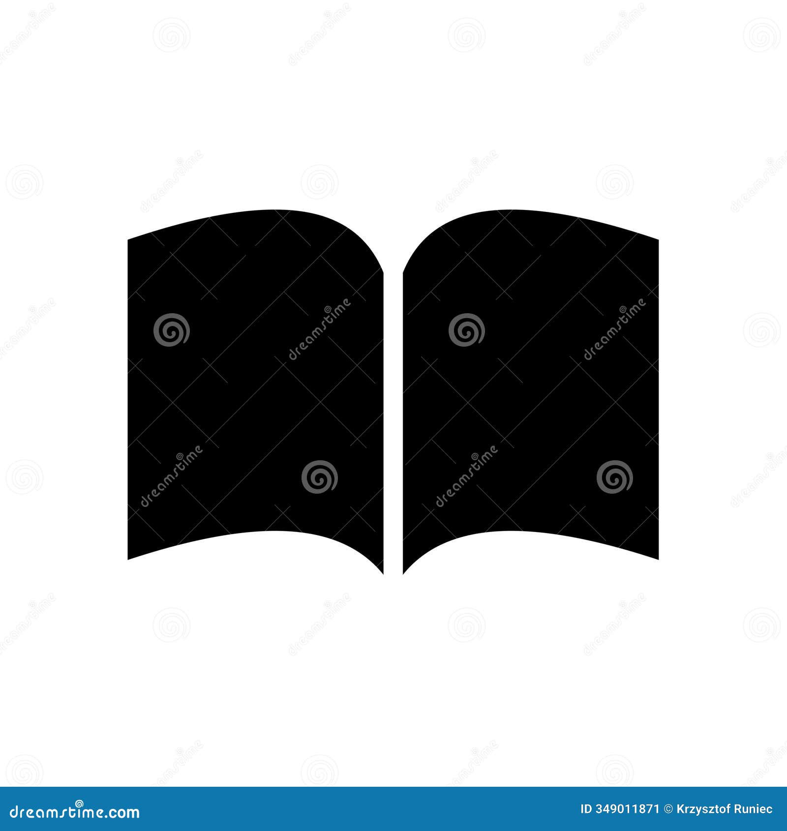 Open Book Vector Illustration Stock Vector - Illustration of page ...