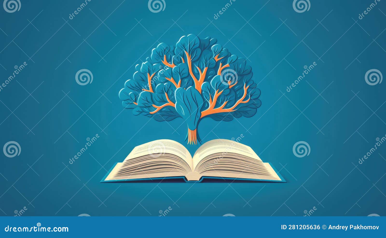 An Open Book from Which the Tree of Knowledge Grows, the Concept of the ...
