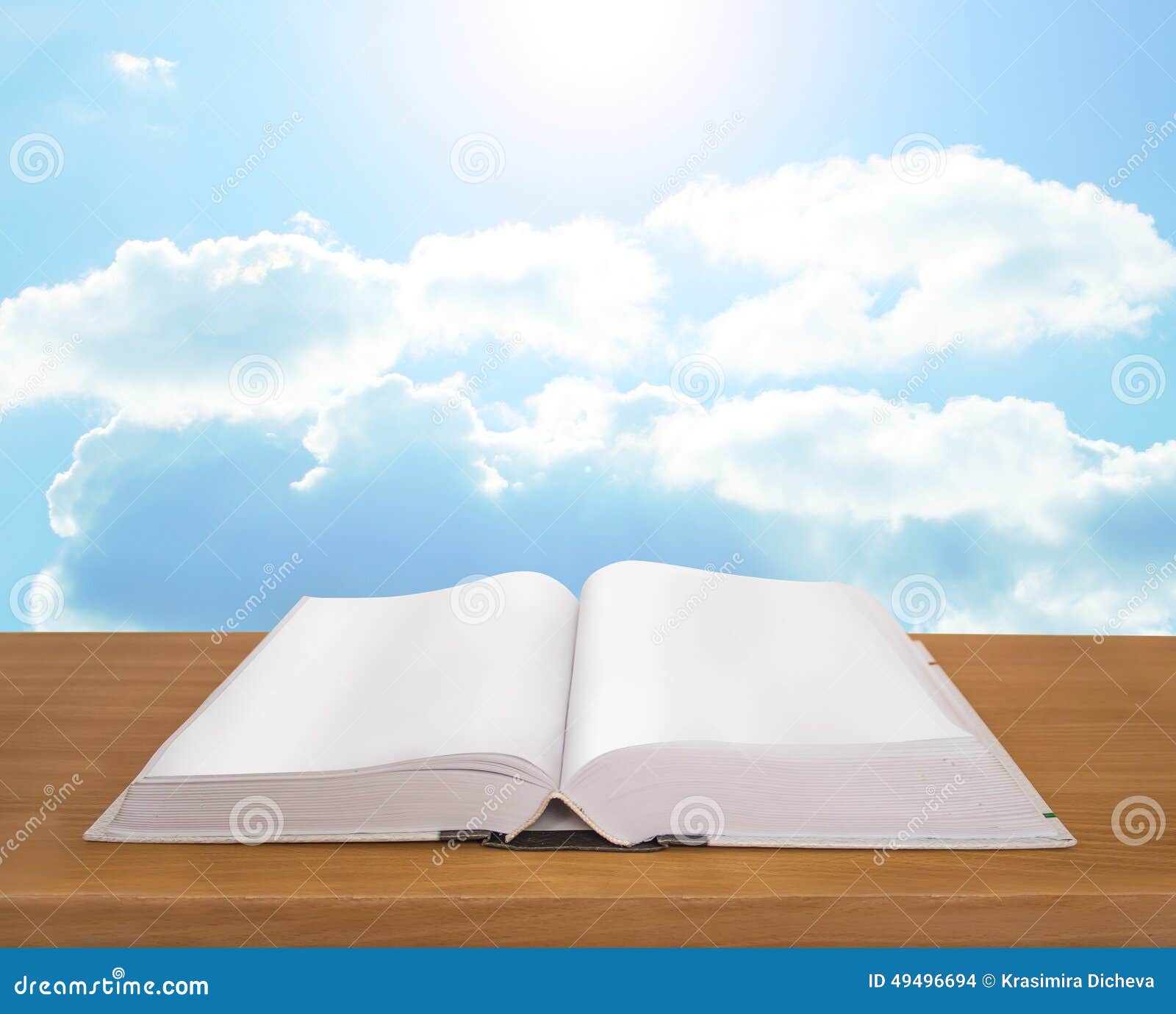 Open Book Wooden Plank Bright Sky Background Photos - Free & Royalty ...