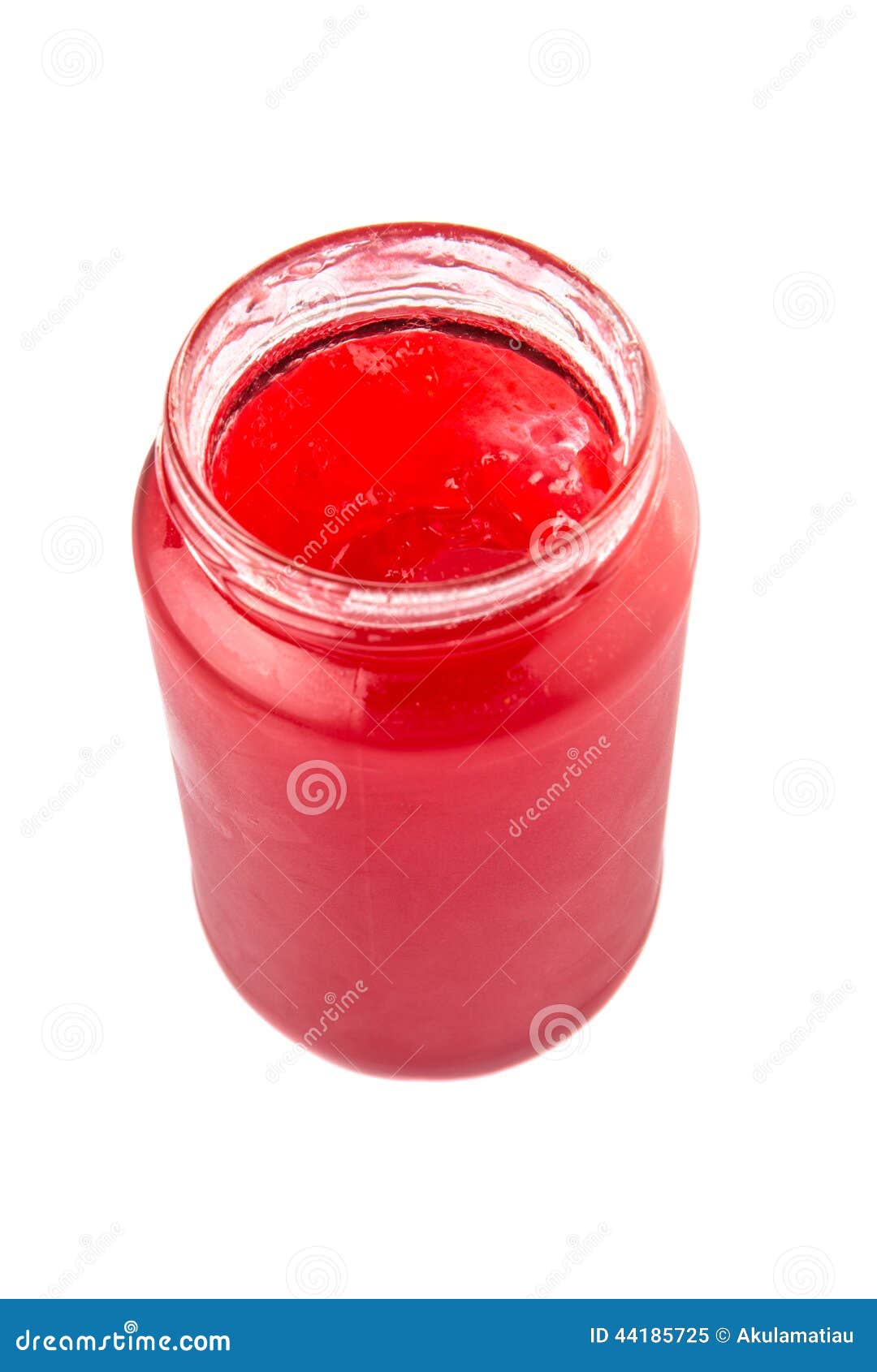 Open Bottle of Strawberry Jam I Stock Image - Image of fresh, natural ...